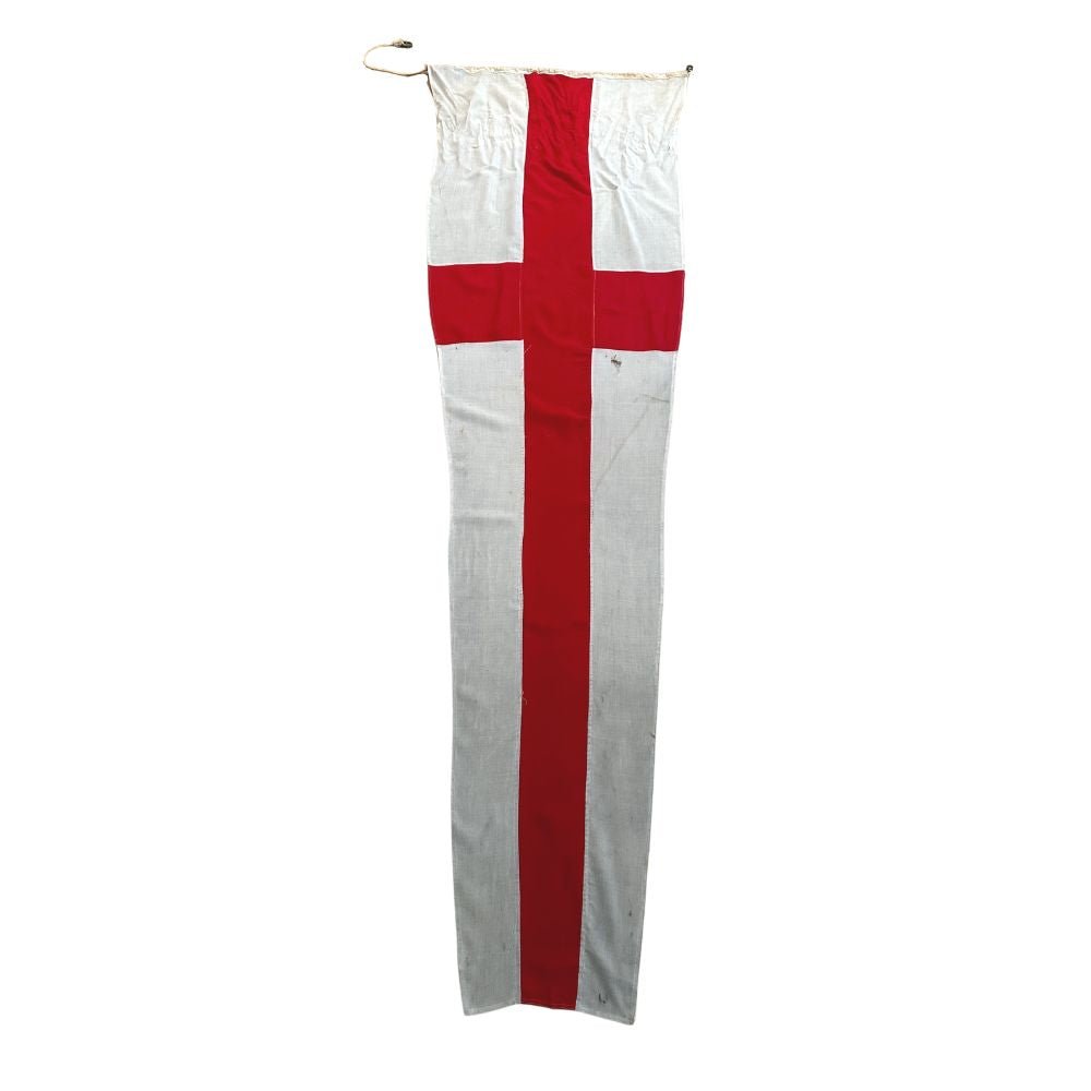 Vintage Red & White Cross Nautical Flag - Authentic – Casey Grace Studios